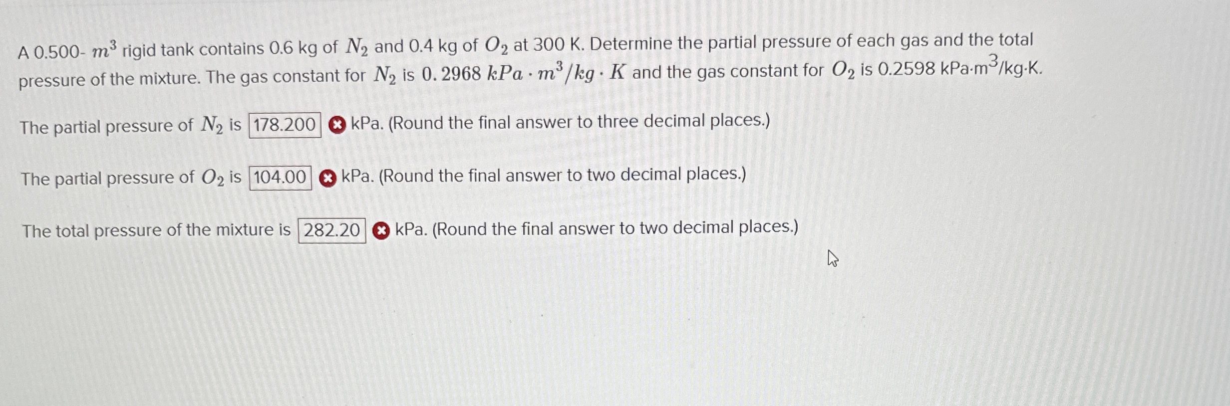 Solved A 0.500- m3 ﻿rigid tank contains 0.6 ﻿kg of N2 ﻿and | Chegg.com
