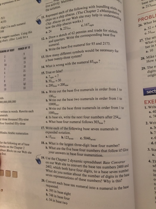 Solved 11. Represent each of the following with bundling | Chegg.com