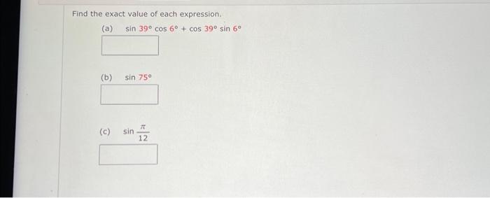 Solved sin12π | Chegg.com