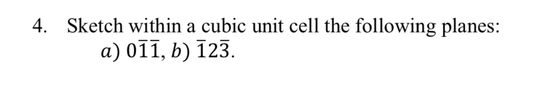 Solved ketch within a cubic unit cell the following | Chegg.com