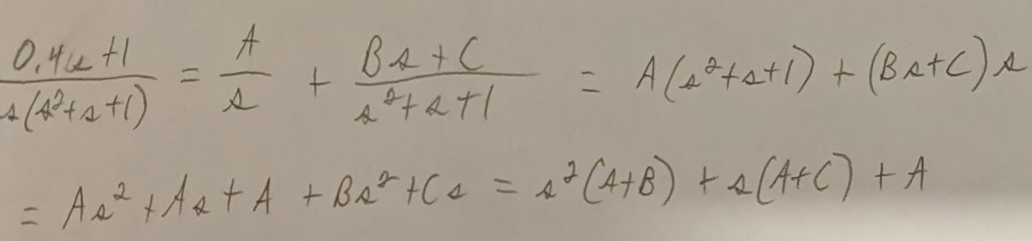 Solved how do I solve for A B and C? please show all steps. | Chegg.com