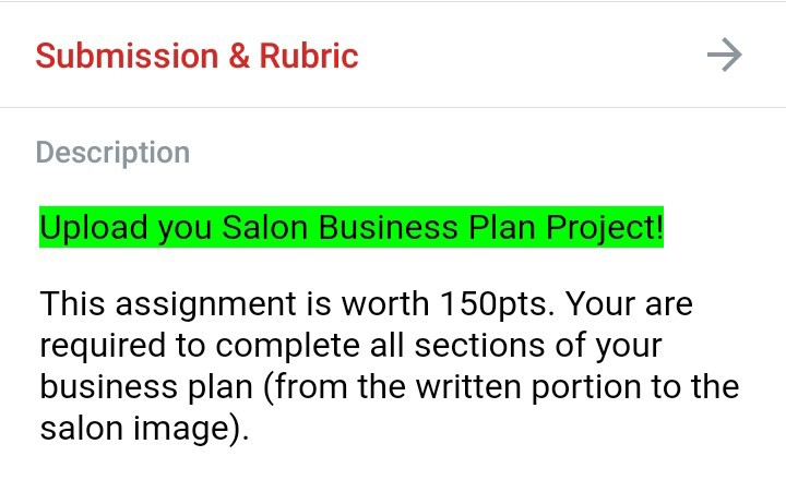 Solved Submission & Rubric Description Upload you Salon | Chegg.com