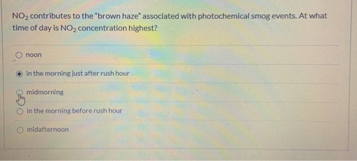 Solved NO2 contributes to the "brown haze" associated with | Chegg.com