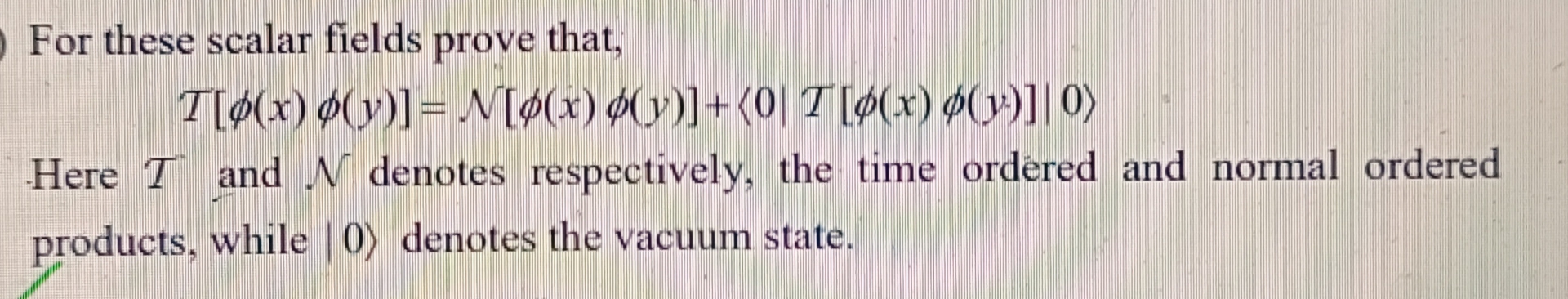 Solved For these scalar fields prove | Chegg.com