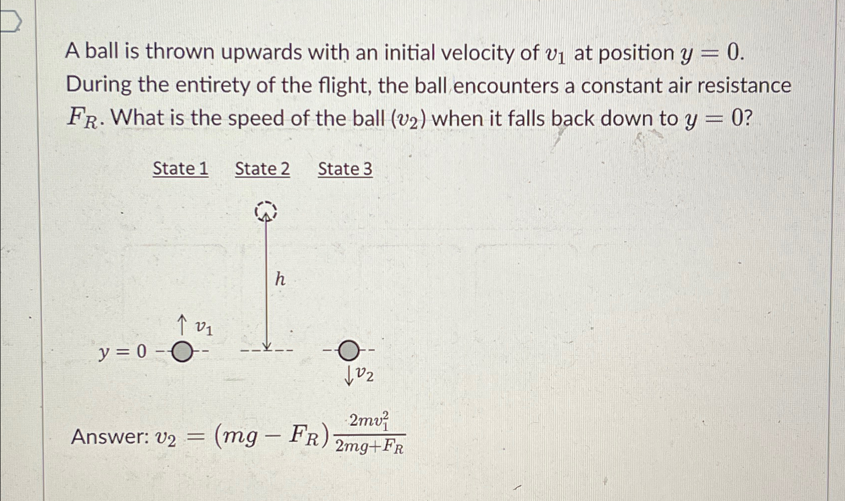 Solved A ball is thrown upwards with an initial velocity of | Chegg.com