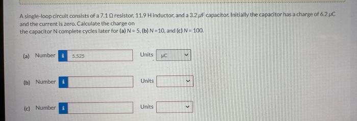 Solved A single-loop circuit consists of a 7.1Ω resistor. | Chegg.com