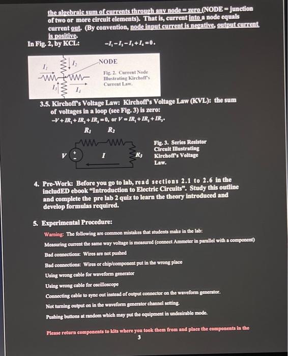 Solved ENGR 2105 Lab 2-Resistor Circuits **** ANSWER WITH | Chegg.com