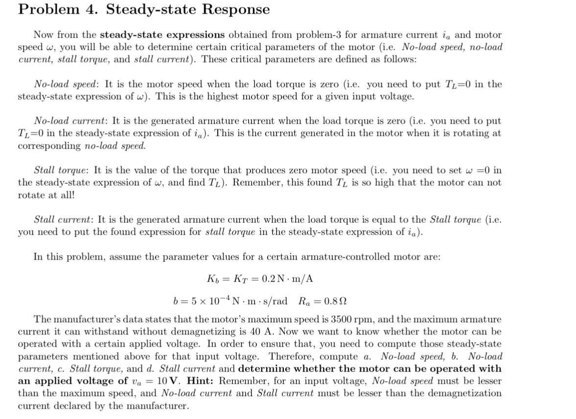 Solved Problem 4. Steady-state ResponseNow from the | Chegg.com Solved Problem 4. Steady-state ResponseNow from the | Chegg.com