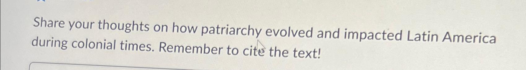 Solved According to born in blood and fire. Share your | Chegg.com