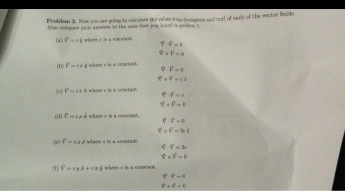 Solved c Problem 2. Now you are going to calculate the | Chegg.com