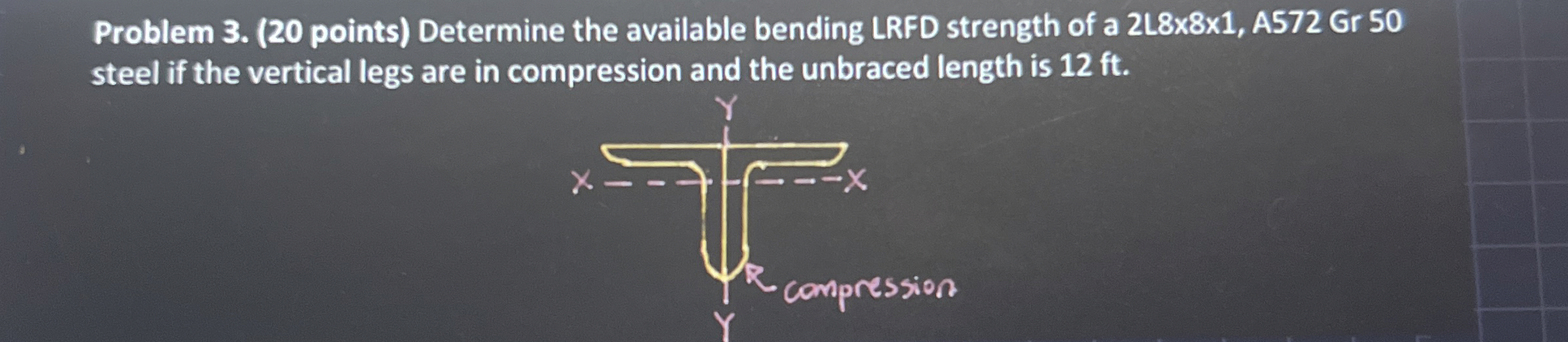 Solved Problem 3. (20 ﻿points) ﻿Determine the available | Chegg.com