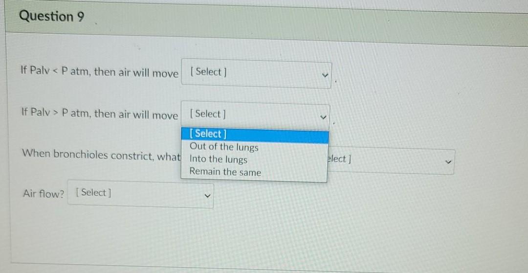 Solved Question 9 If Palv