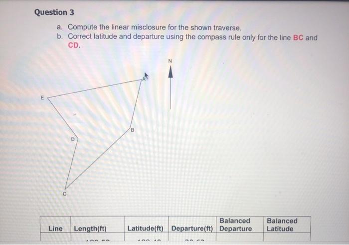 Solved Question 3 a. Compute the linear misclosure for the | Chegg.com