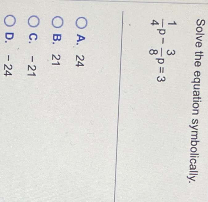 Solved Solve the equation | Chegg.com