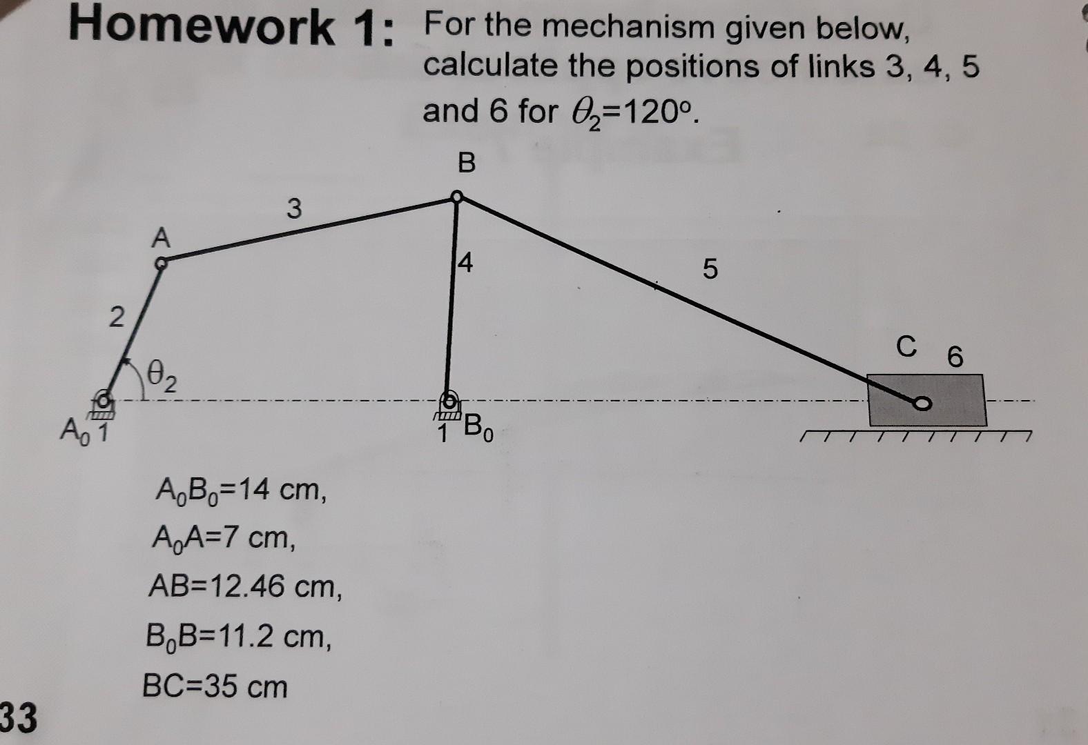 Solved mework 1: For the mechanism given below, calculate | Chegg.com