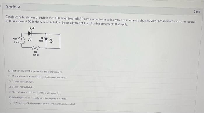 Solved With the power to your breadboard off, build the | Chegg.com