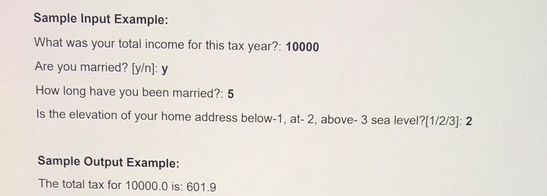 Solved In Python Code Please Tax Laws Are I