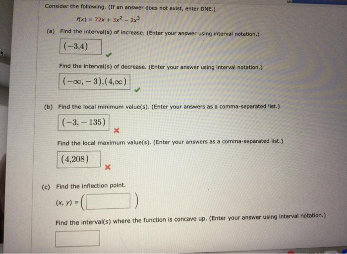 Solved Consider the following function and closed interval. | Chegg.com
