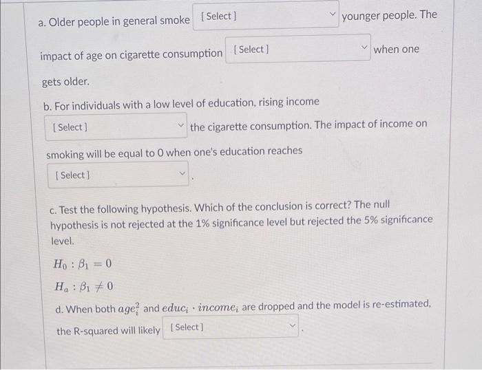 Solved Consider the following multiple regression model on | Chegg.com