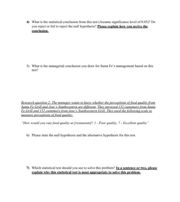 4 What Is The Statistical Conclusion From This