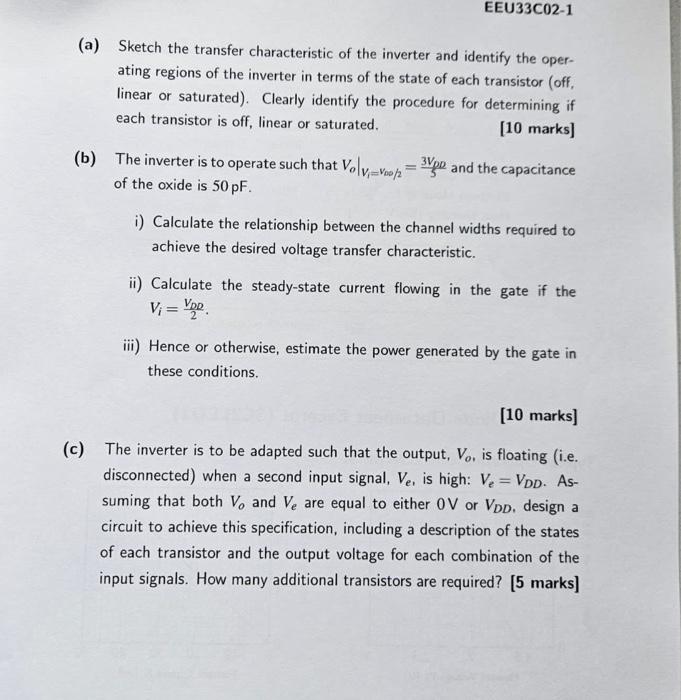 Solved Q.4 [Total: 25 marks] The schematic diagram of a | Chegg.com