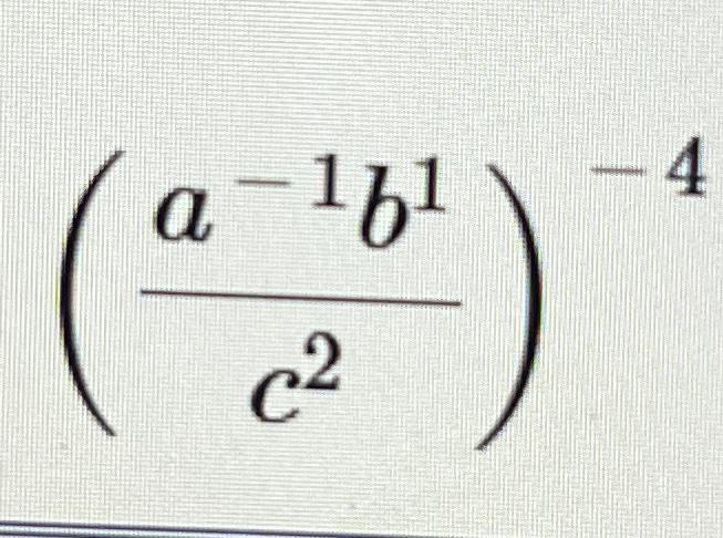Solved (a-1b1c2)-4 | Chegg.com