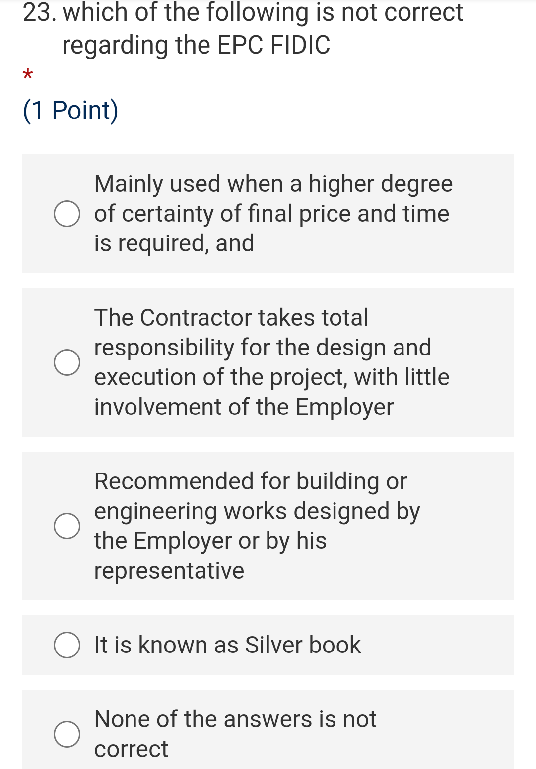Solved 22. A second statement of the probable construction | Chegg.com