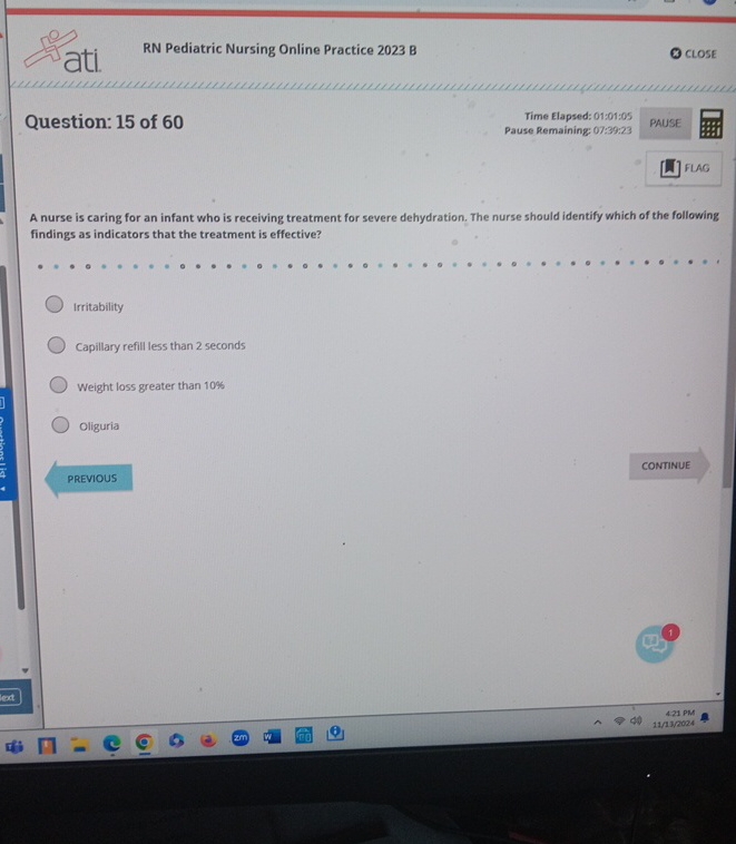 High Quality SOLUTION RN Pediatric Nursing Online Practice 2023 | Chegg.com