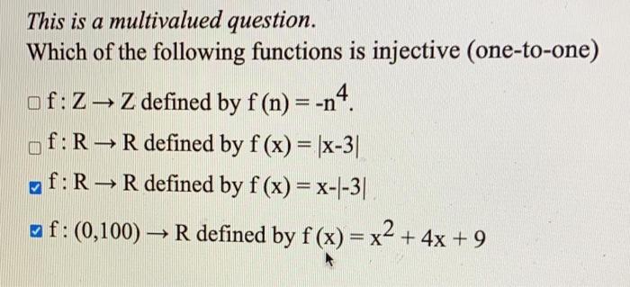 Solved This is a multivalued question. Which of the | Chegg.com