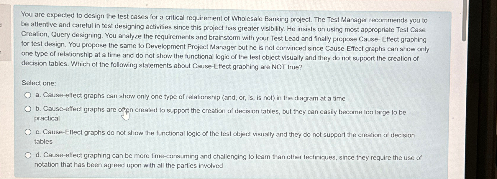Solved You are expected to design the test cases for a | Chegg.com