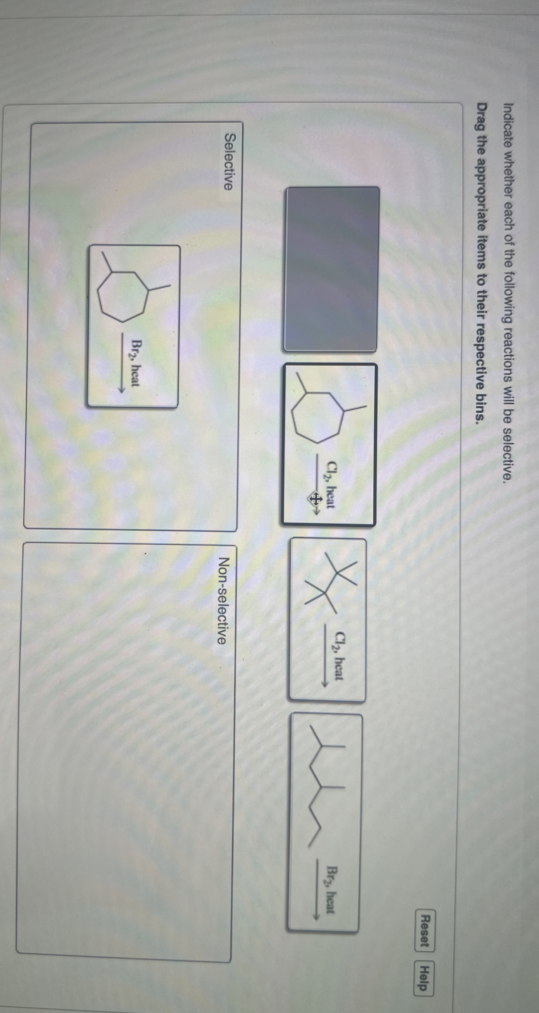 Solved Indicate whether each of the following reactions will | Chegg.com