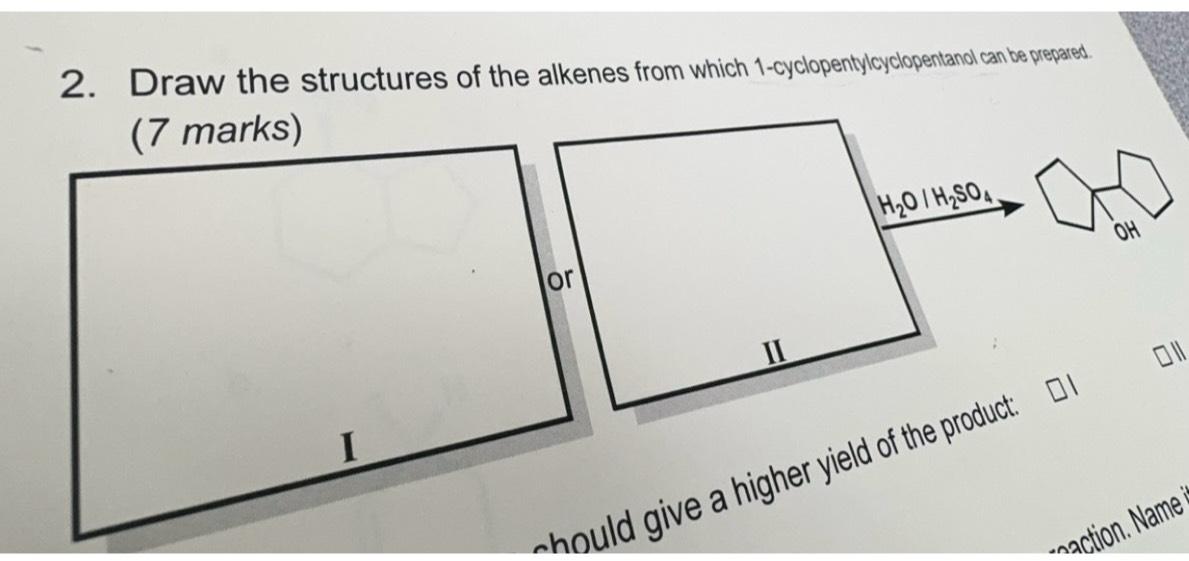 Solved Draw the structures of the alkenes from which | Chegg.com