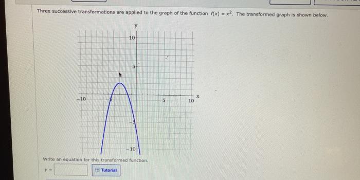 Solved Three Successive Transformations Are Applied To The