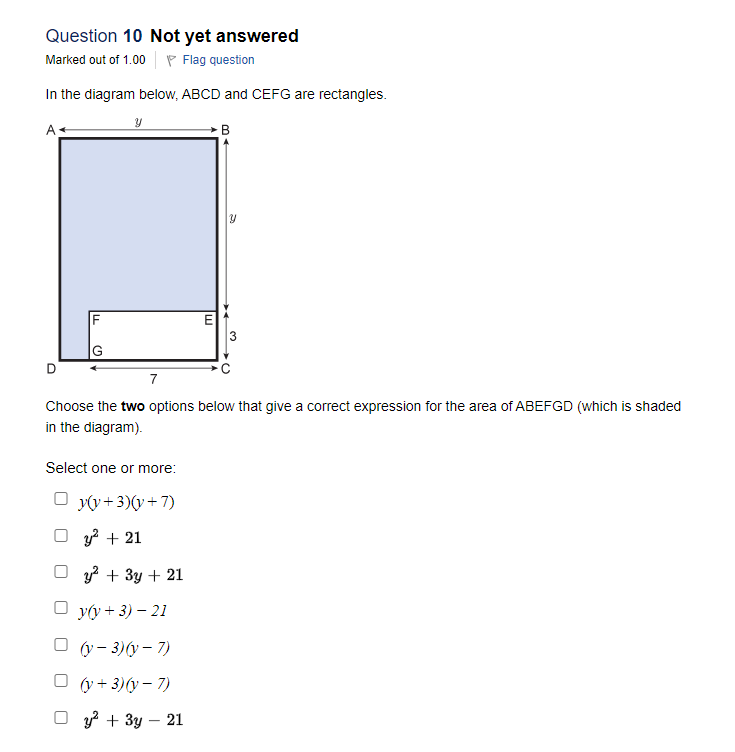 Solved Question 10 Not yet answeredMarked out of 1.00p Flag | Chegg.com Solved Question 10 Not yet answeredMarked out of 1.00p Flag | Chegg.com