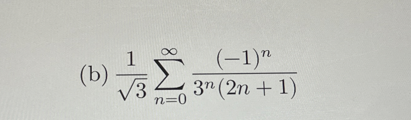 Solved Use known power series to find the exact sum of the | Chegg.com