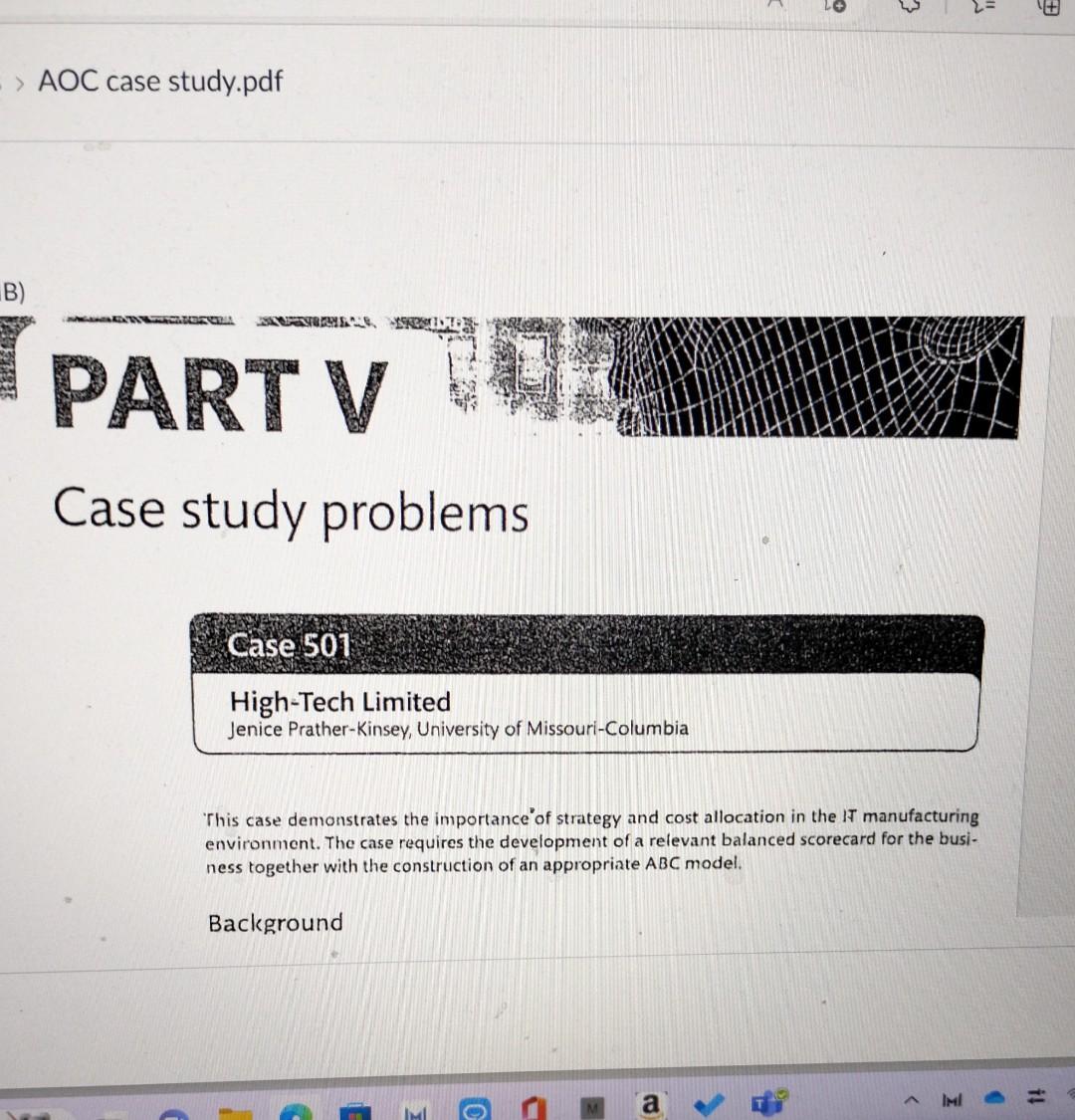 Case study problems This case demonstrates the | Chegg.com