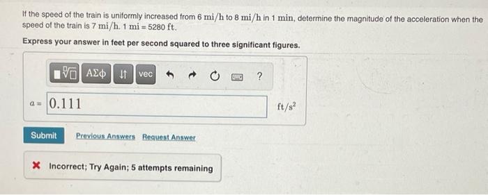 Solved A train travels along a circular track having a | Chegg.com