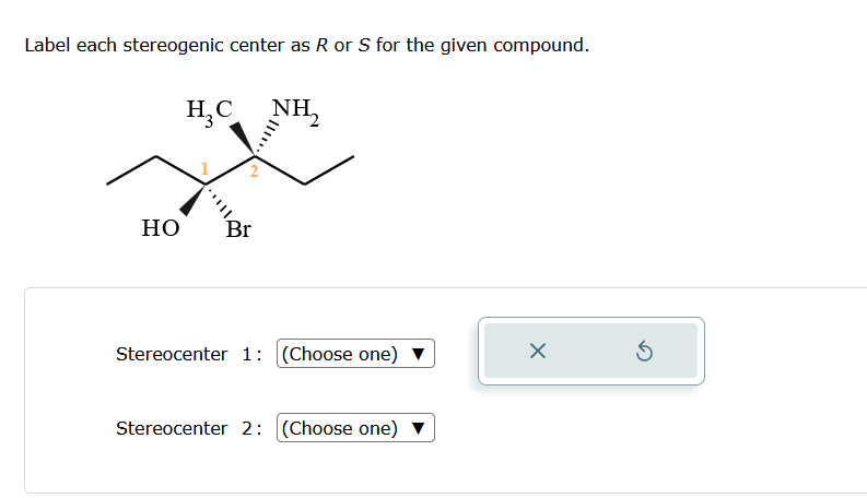 Solved Label each stereogenic center as R ﻿or S ﻿for the | Chegg.com