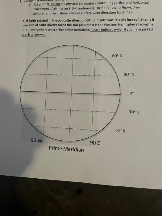 Solved a. (15 points) Explain the physical parameters | Chegg.com