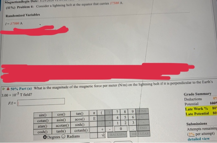 Solved (11%) Problem 6: A 200 turn circular loop of radius | Chegg.com