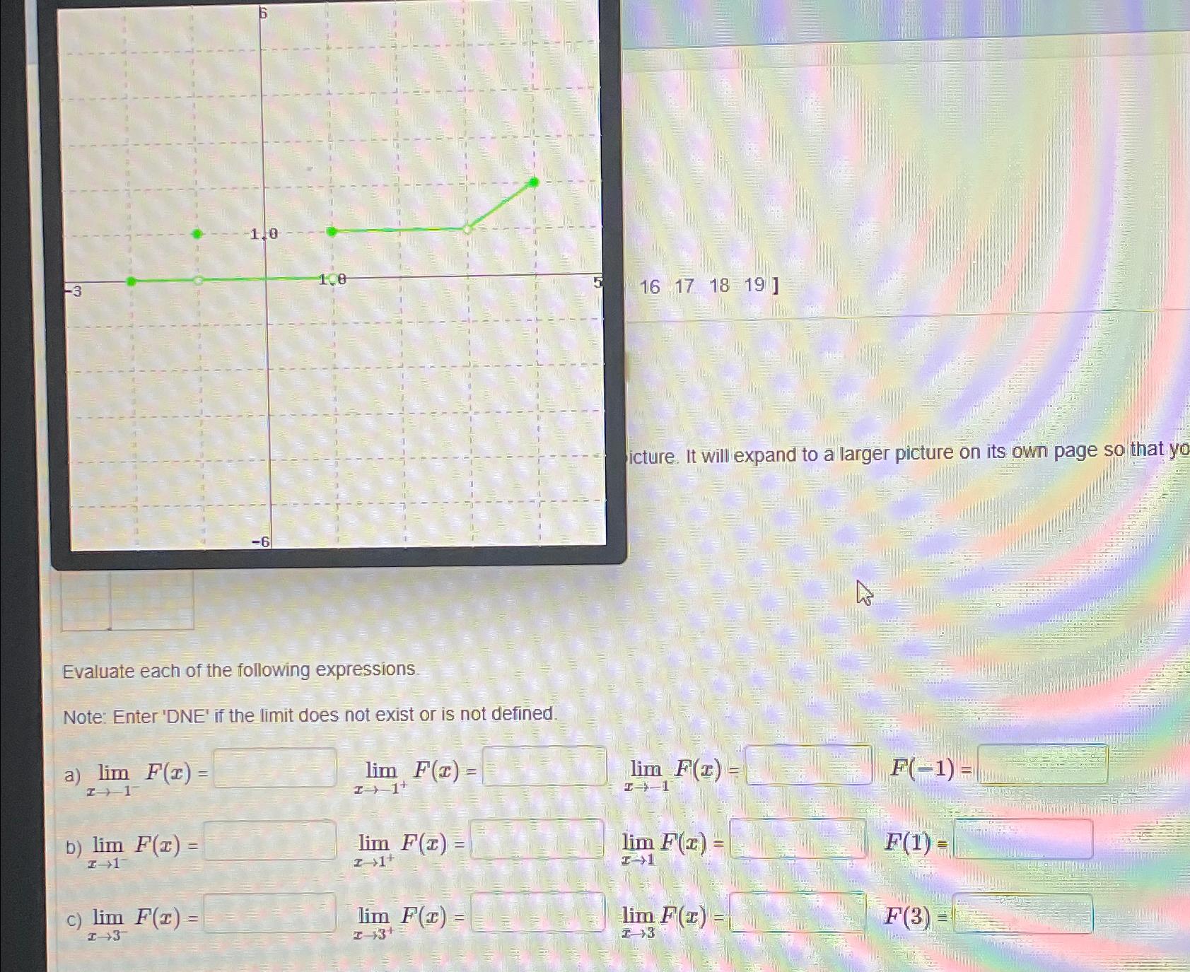 Solved [:[16,17,18,19]}icture. It will expand to a larger | Chegg.com