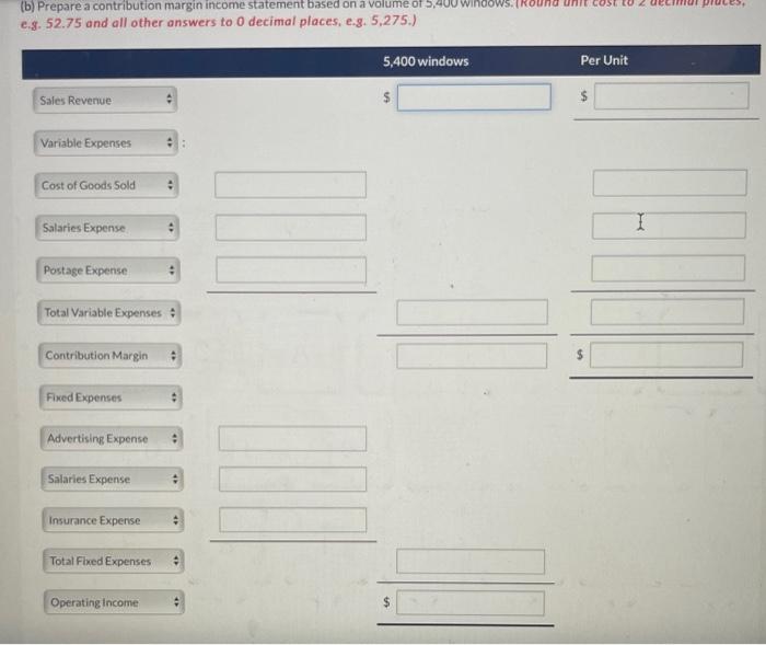 Solved (a) Identify each expense as fixed, variable, or | Chegg.com