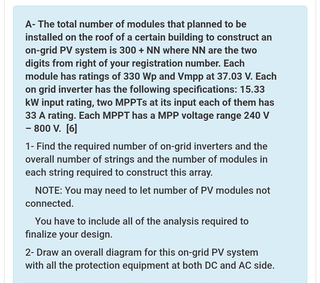 Solved A- The total number of modules that planned to be | Chegg.com
