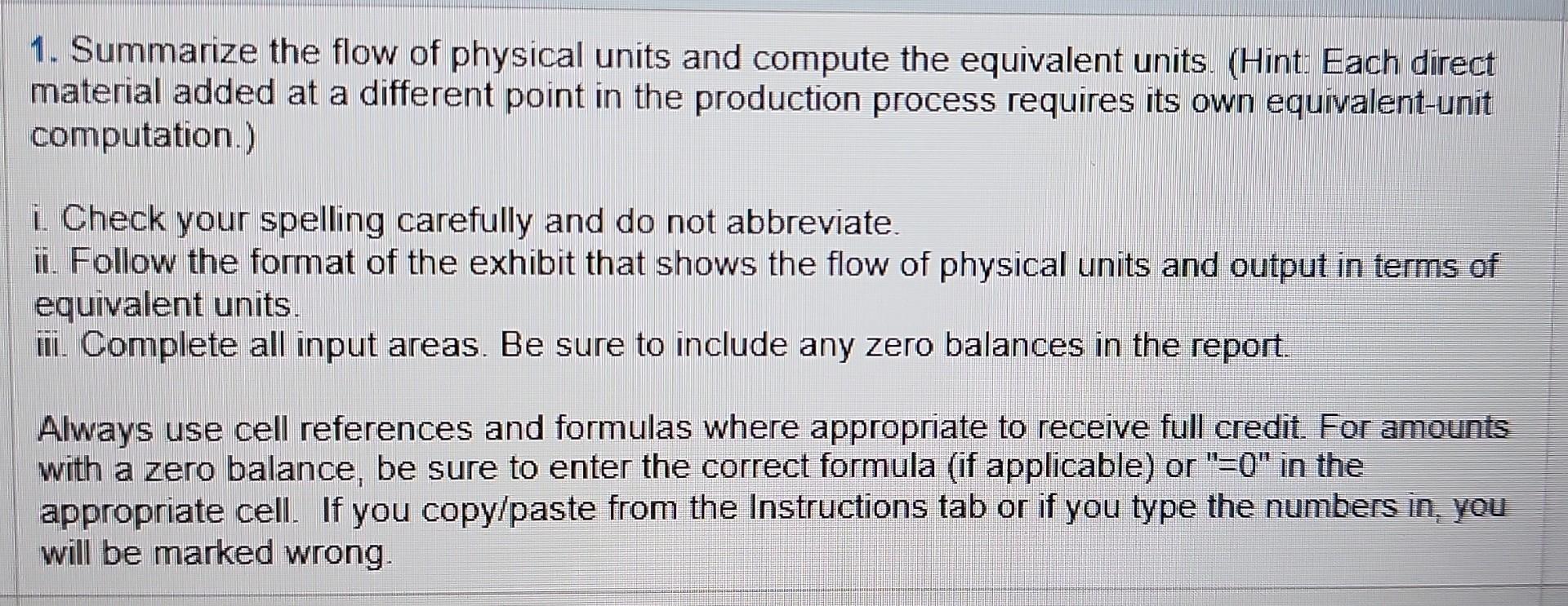 1. Summarize the flow of physical units and compute | Chegg.com