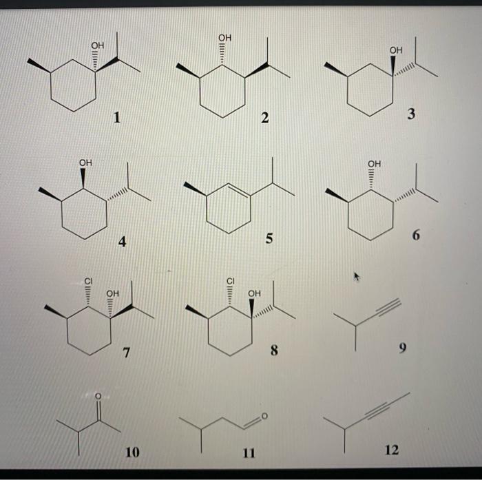 Solved Q1: Compound 5 is a Mono-Substituted Alkene | Chegg.com