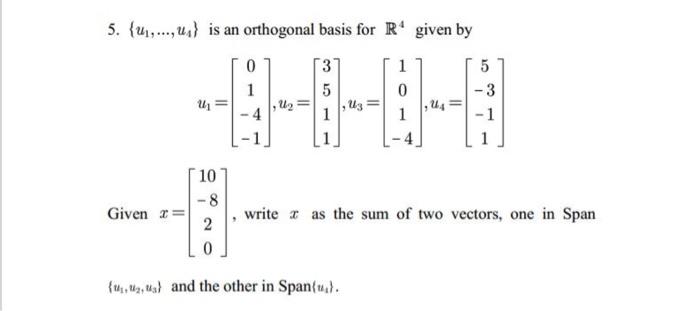 Solved 1. Determine which sets of vectors are orthogonal (a) | Chegg.com
