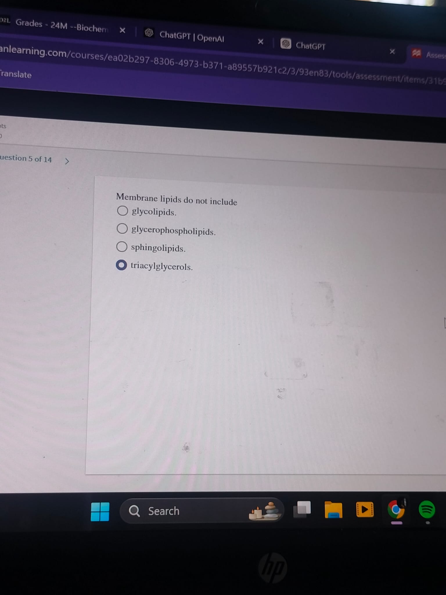 Solved Membrane lipids do not include glycolipids. | Chegg.com