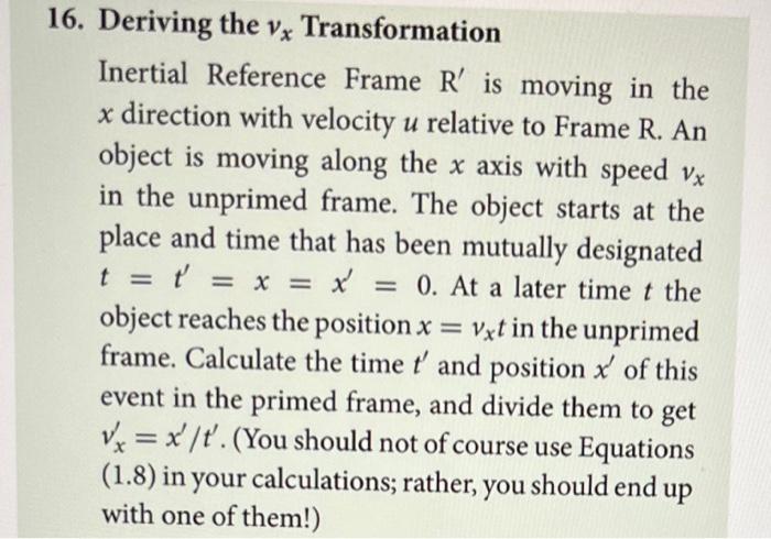 Solved Inertial Reference Frame R′ is moving in the x | Chegg.com