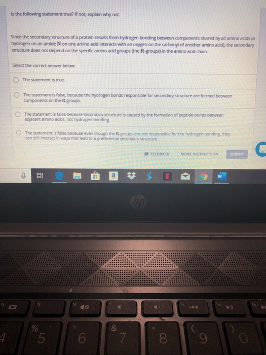 Solved Is the following statement true? If not, explain why | Chegg.com