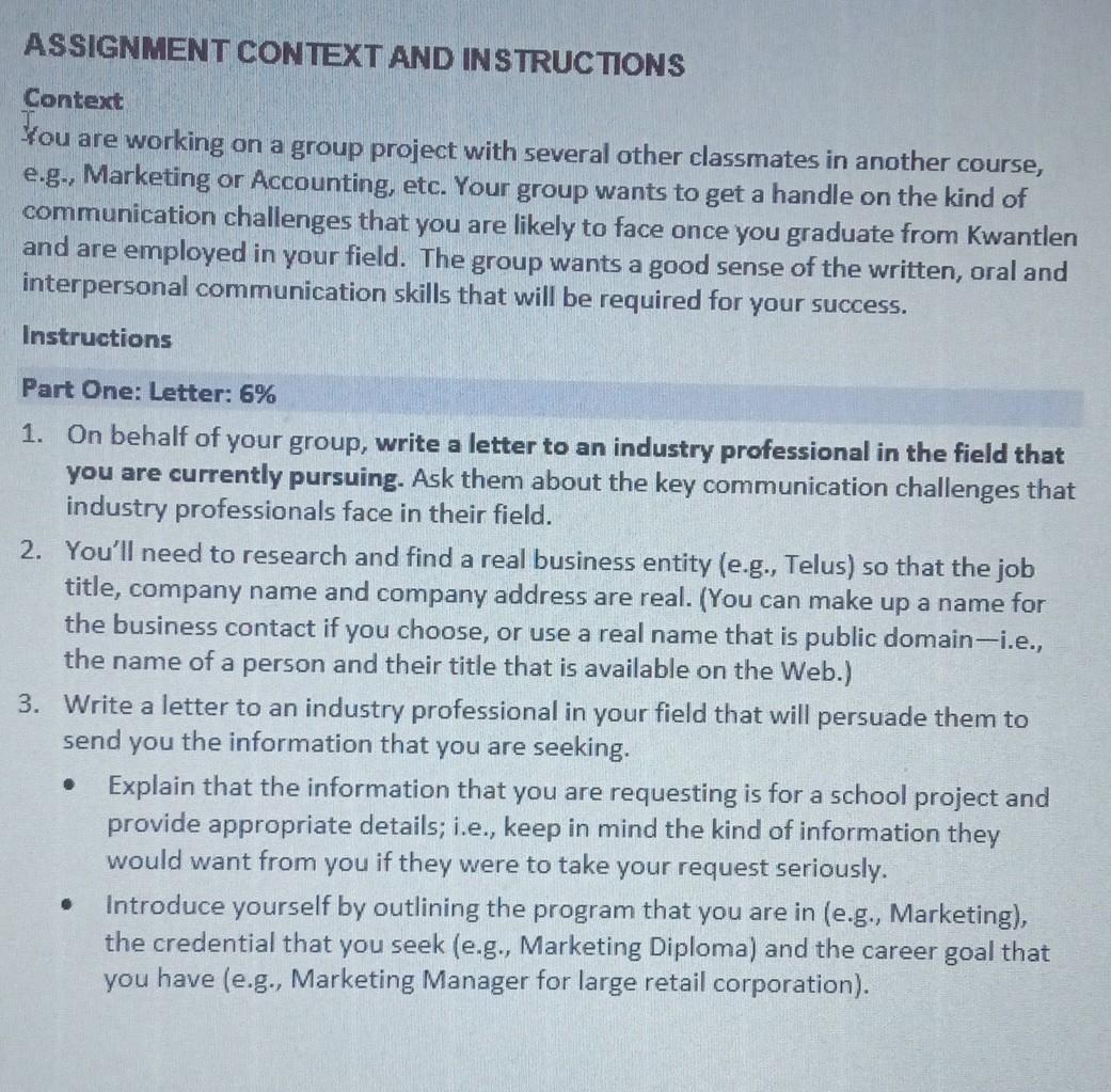Part 2: Memo: 4% Due Date: Friday, February 19, 4:00 | Chegg.com